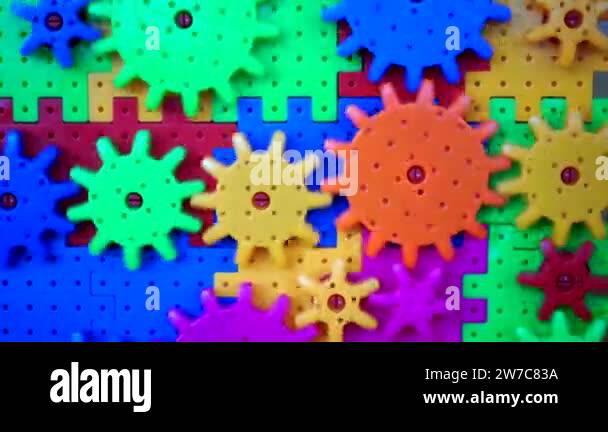 Plastic toy cogs Stock Videos & Footage - HD and 4K Video Clips - Alamy