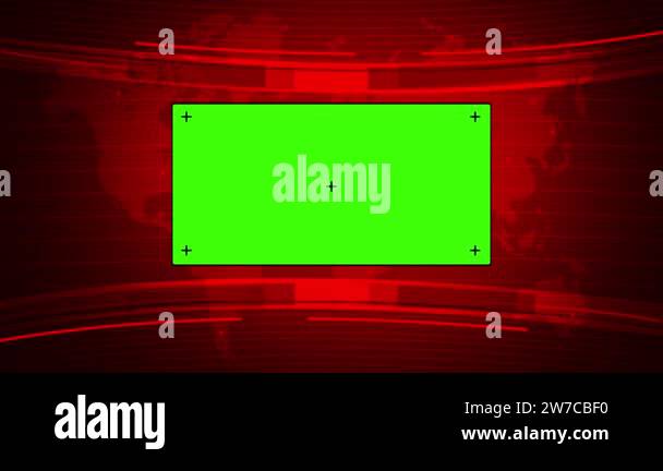 New Green Screen Breaking News Studio Concept 4K Backdrop Animation for ...
