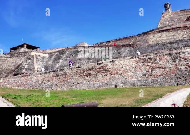 Scenic Castle of Saint Philippe, Castillo San Felipe de Barajas, with ...