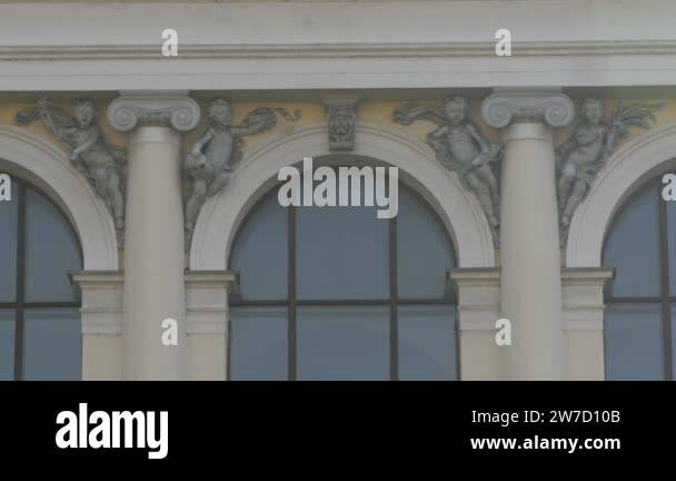 Stone window with pillars Stock Videos & Footage - HD and 4K Video ...