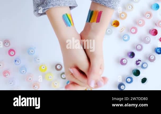 Rainbow touching hand Stock Videos & Footage - HD and 4K Video Clips ...