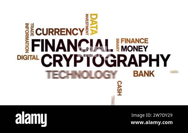 4k Financial Cryptography Animated Tag Word Cloud,Text Animation ...