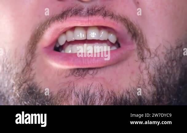 Wide mouth open ugly saliva Stock Videos & Footage - HD and 4K Video ...
