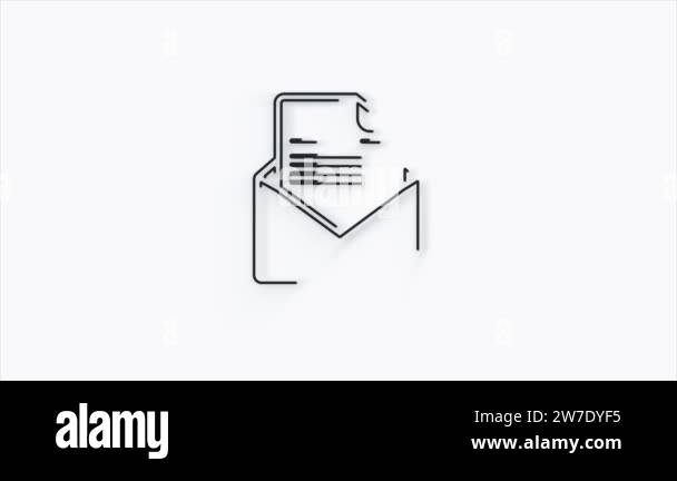 3d email envelope icon Stock Videos & Footage - HD and 4K Video Clips ...