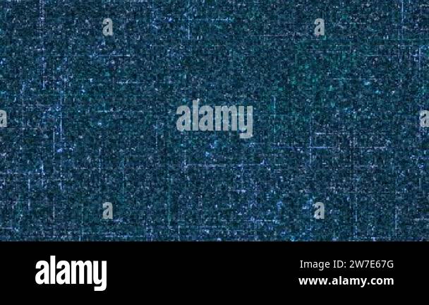 Background from pixel map with moving lines. Animation. Map inside ...