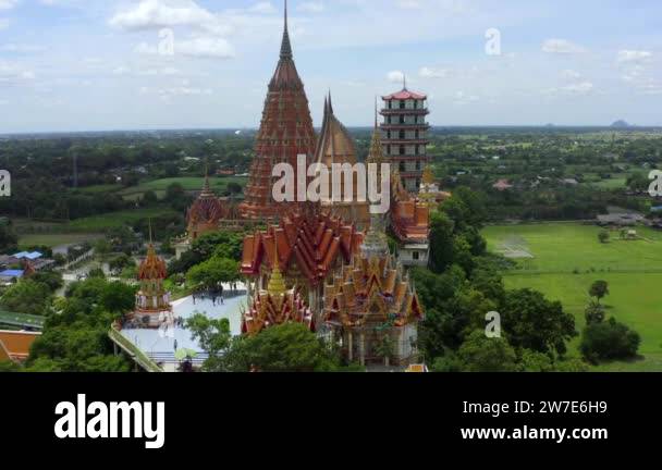 Wat Tham Khao Noi and Wat Tham Sua in Kanchanaburi, Thailand Stock Video Footage - Alamy