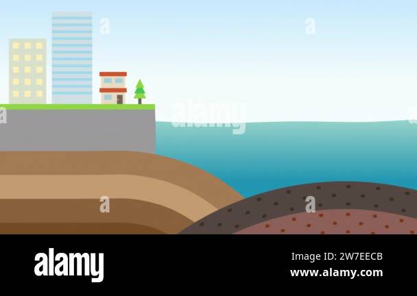 Simple animation of earthquake mechanisms (4K resolution Stock Video ...