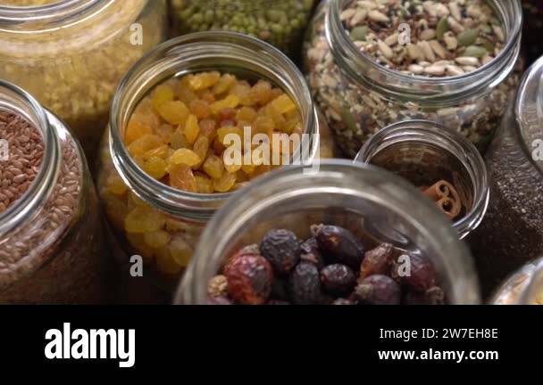 Dried food grocery produce Stock Videos & Footage - HD and 4K Video ...