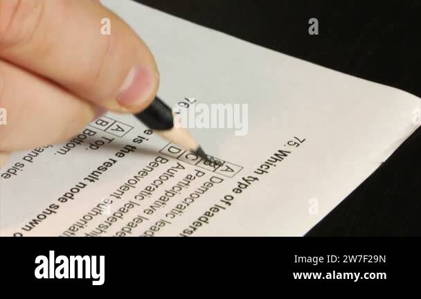 Examination mark and checklist Stock Videos & Footage - HD and 4K Video ...