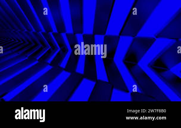 square box blue neon light. 3D Animation loop, 360 Panoramic, Motion ...