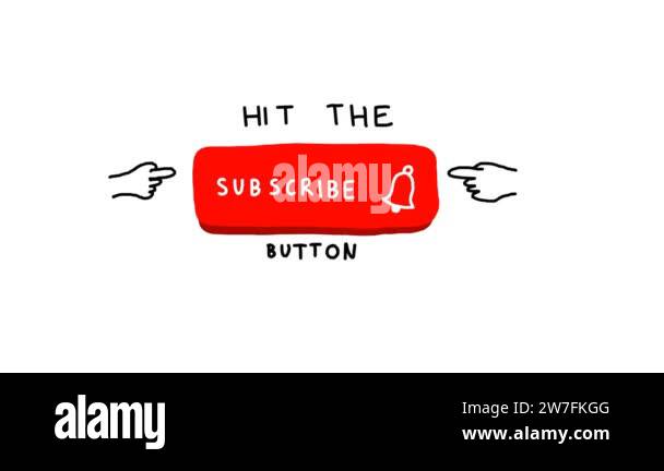 Hit the subscribe button. Crazy call to action button for social ...