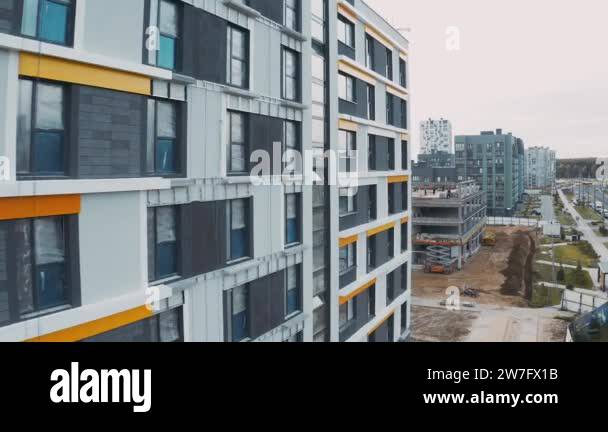 Facade white block building Stock Videos & Footage - HD and 4K Video ...