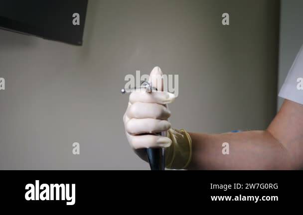 Endoscopic Examination Of patients. Pharynx And Larynx ...