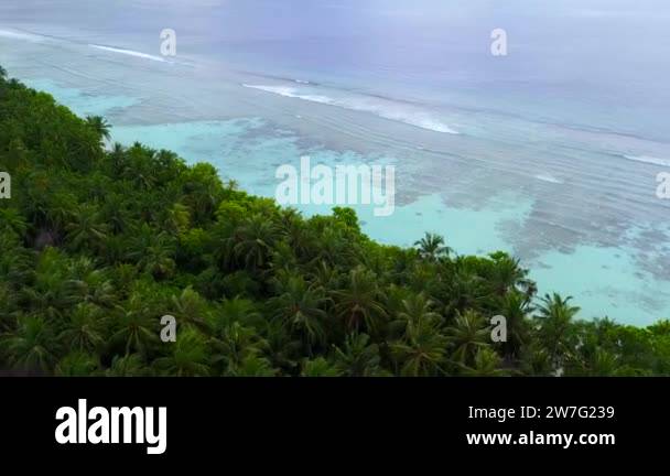 Relax on an empty sea beach. Travel to the paradise sea beach. The ...