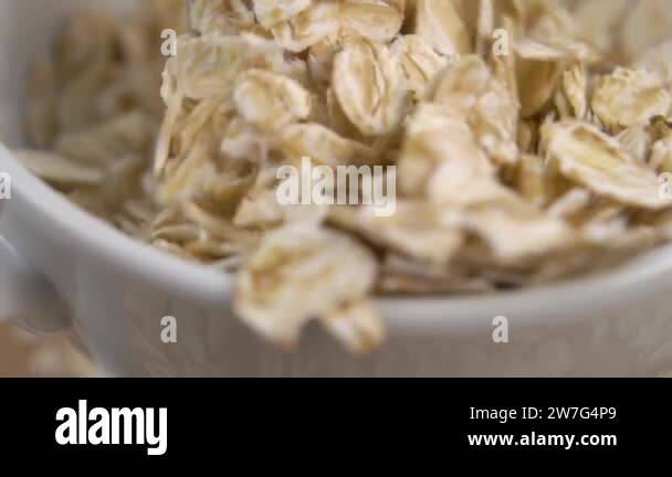 Oat porridge in bowl Stock Videos & Footage - HD and 4K Video Clips - Alamy