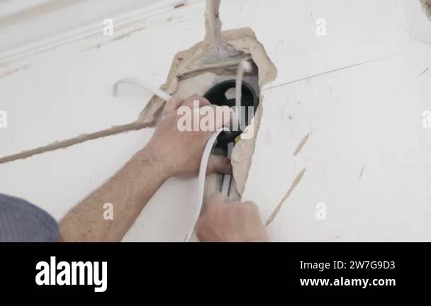 Electrical wiring in new building Stock Videos & Footage - HD and 4K ...