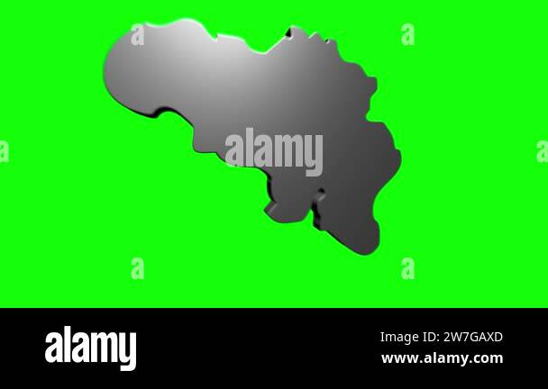 Belgium Map Showing Up Intro By Regions 4k animated Belgium map intro ...