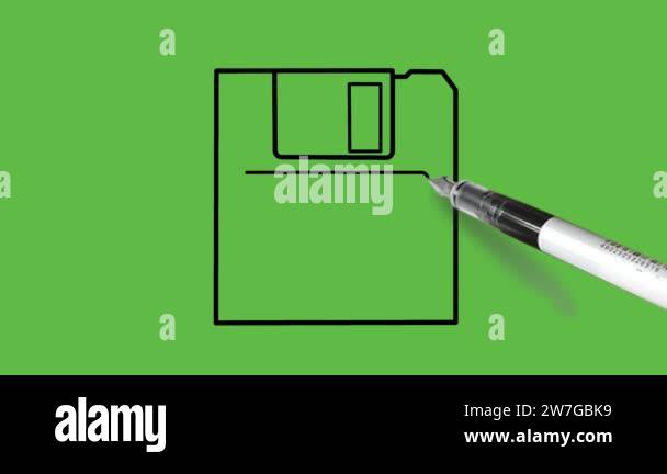 Drawing chip card in black and blue colour combination on abstract ...