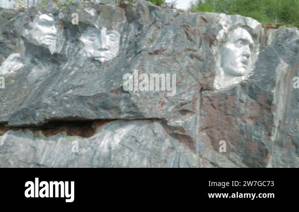 Carved rock faces Stock Videos & Footage - HD and 4K Video Clips - Alamy