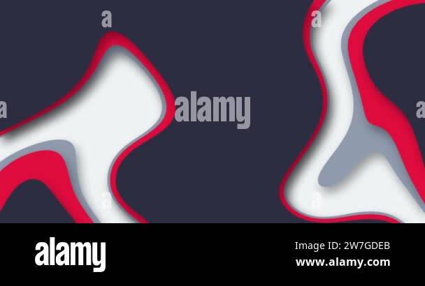 Red, navy blue and gray trendy abstract wavy background. Psychedelic ...