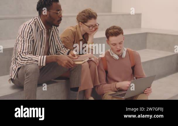 Three university students using Stock Videos & Footage - HD and 4K ...