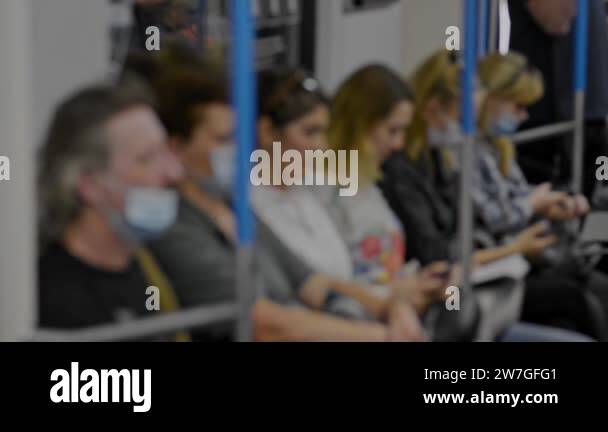 Subway passengers wear face Stock Videos & Footage - HD and 4K Video ...