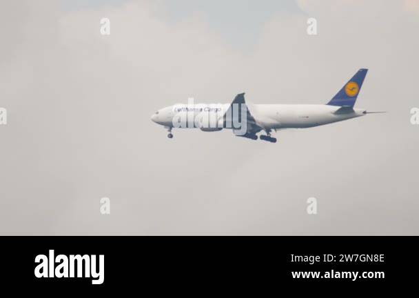 Cargo aircraft arrives frankfurt airport Stock Videos & Footage - HD ...
