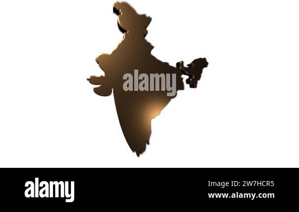 India Map Showing Up Intro By Regions 4k animated India map intro ...