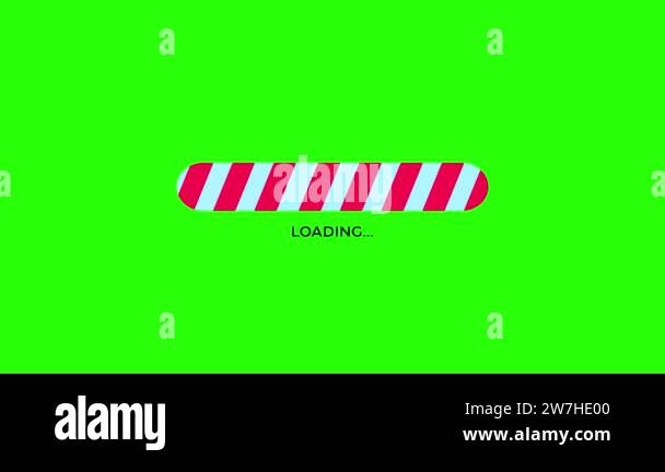 Modern 4K Loading Animation Bar Background. Abstract green screen ...