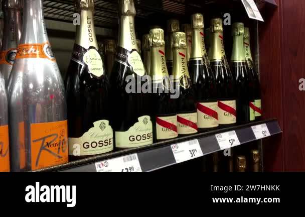 Champagne bottles display Stock Videos & Footage - HD and 4K Video ...