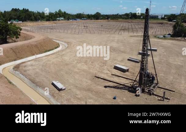 Pile driving rig Stock Videos & Footage - HD and 4K Video Clips - Alamy