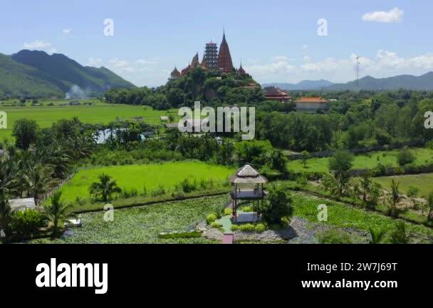 Wat Tham Khao Noi and Wat Tham Sua in Kanchanaburi, Thailand Stock Video Footage - Alamy