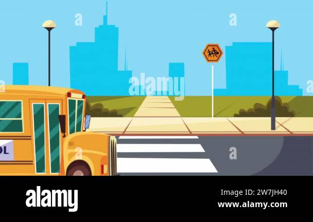 Welcome back school bus Stock Videos & Footage - HD and 4K Video Clips ...
