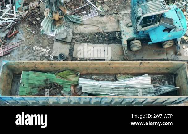 Scrap loading container Stock Videos & Footage - HD and 4K Video Clips ...