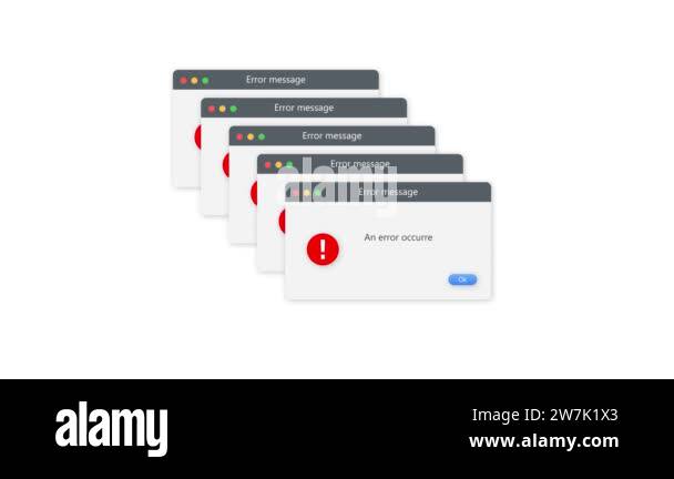 System error popup window Stock Videos & Footage - HD and 4K Video ...