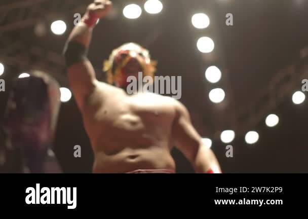 Ringside at the famous lucha libre mexican wrestling at arena mexico ...