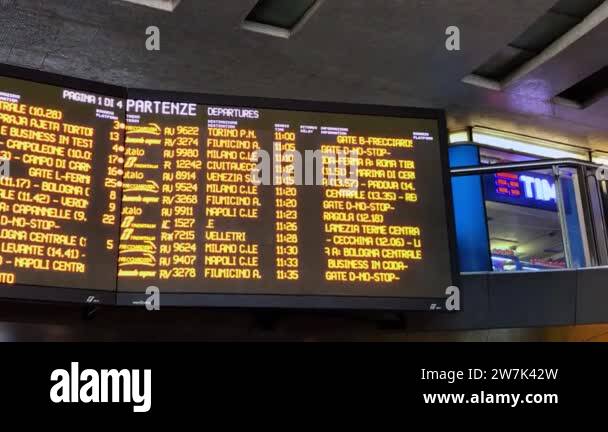 Timetable display Stock Videos & Footage - HD and 4K Video Clips - Alamy