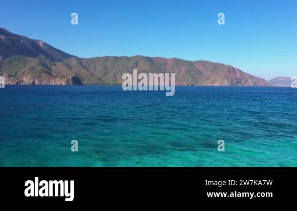 Blue sea bay with mountains Stock Videos & Footage - HD and 4K Video ...