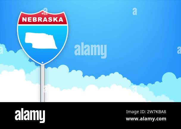 Nebraska map Stock Videos & Footage - HD and 4K Video Clips - Alamy