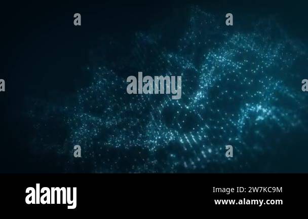 Abstract Digital Mesh Shape Fx Background Loop/ 4k animation of an ...