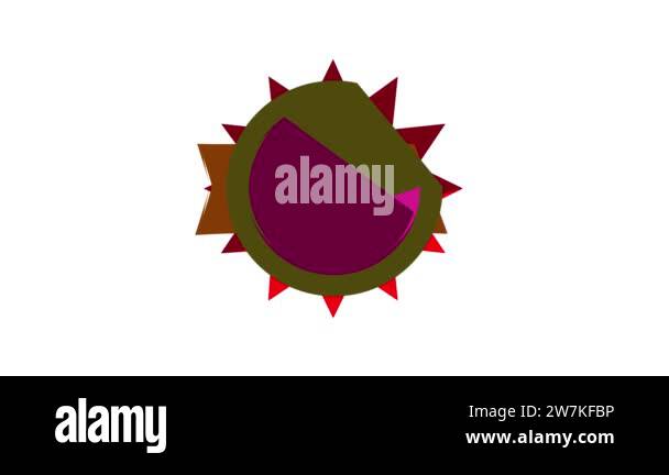 Blank round emblem icon Stock Videos & Footage - HD and 4K Video Clips - Alamy