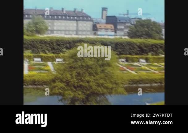 COPENHAGEN, DENMARK JUNE 1975: Copenhagen street view in 70's Stock ...