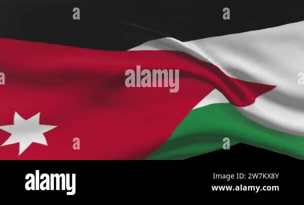 Jordan flag waving flag Stock Videos & Footage - HD and 4K Video Clips ...