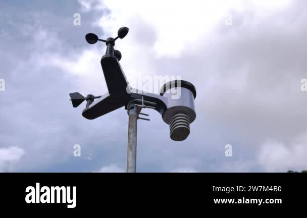 time lapse solar weather station for meteorological research with ...