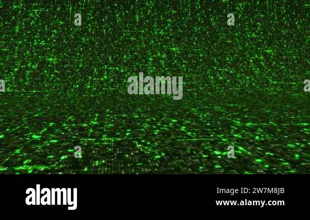 luminous background bending in matrix. Animation. Beautiful background ...
