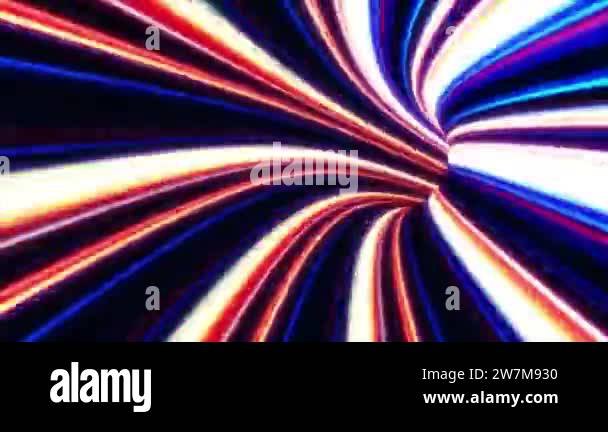 A wormhole in time and space, warping through science fiction. Abstract ...