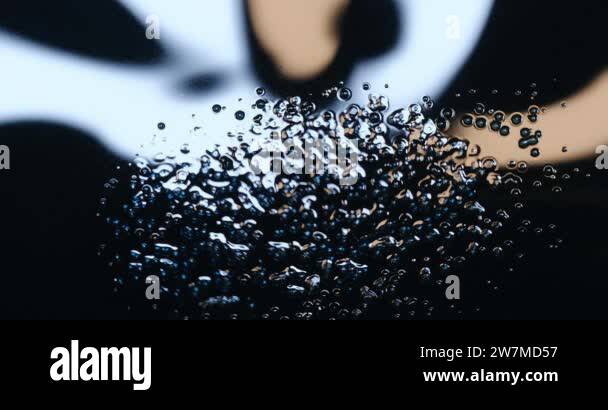 Old film strip burn with bubble.plastic burning bubbles fire closeup ...