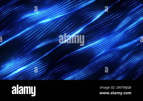 Abstract Plexus Lines Strings Flowing Seamless Loop/ 4k animation of an abstract technology ...