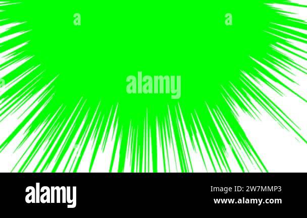 Anime Zoom green screen background design Stock Video Footage - Alamy