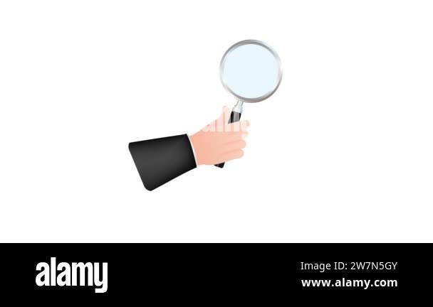 Magnifying glass hand Stock Videos & Footage - HD and 4K Video Clips ...